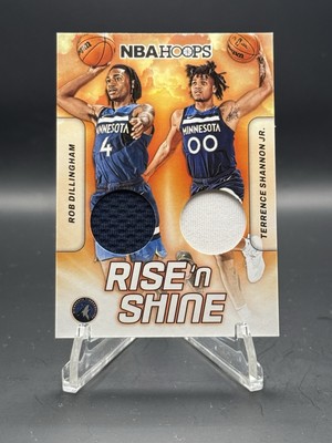 2024-25 Hoops Rise 'n Shine #RSD-RTT Rob Dillingham/T. Shannon Jr Dual ...