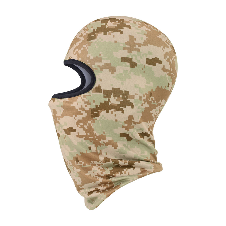 Tactical Camo Balaclava Full Face Mask UV Protection Hood Mask for Men ...