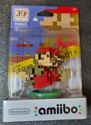 30th Anniversary Classic Color 8 Bit Super Mario Nintendo Amiibo WII U ...