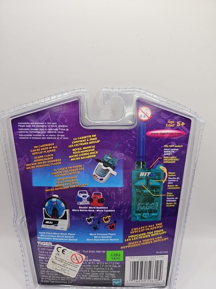 Hit Clips Micro Music Clip Keyring FM radio Cartridge - NEW | eBay