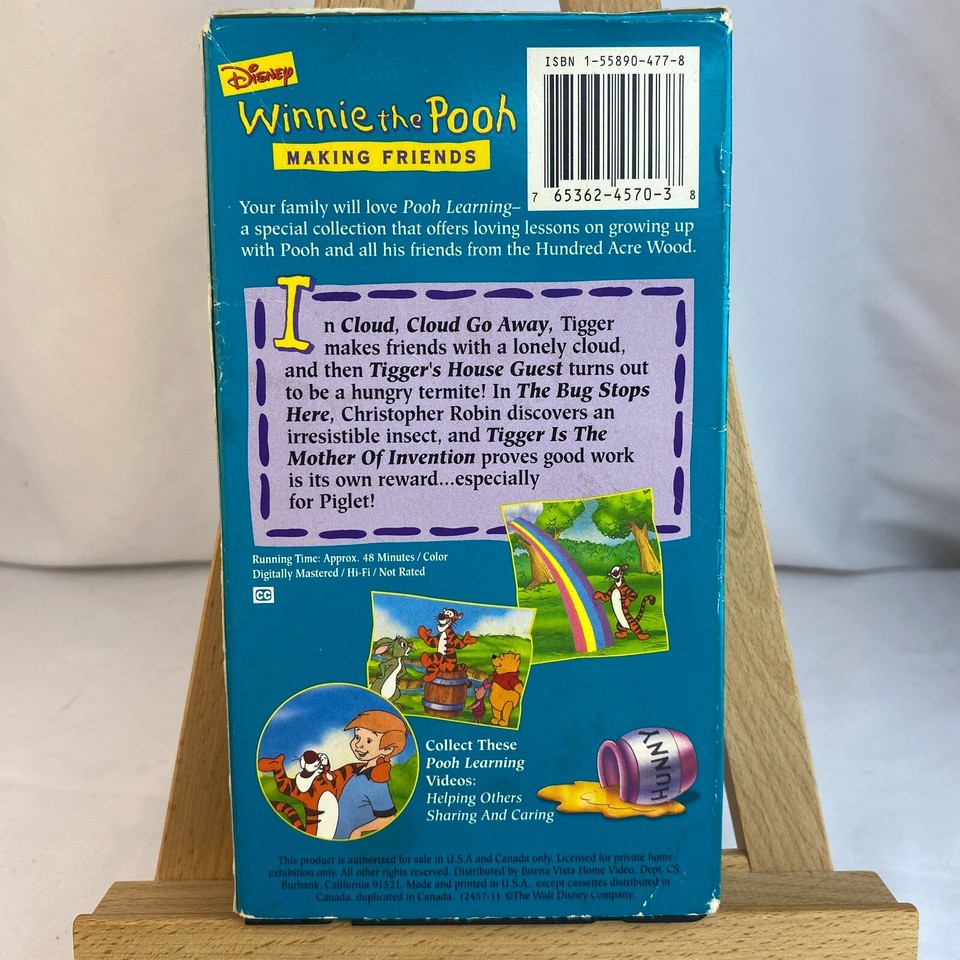Winnie The Pooh: Making Friends VHS - Disney Learning | eBay