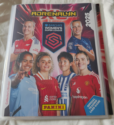 Panini WSL Womens Super League 2025 ADRENALYN XL CARD COLLECTORS BINDER ...