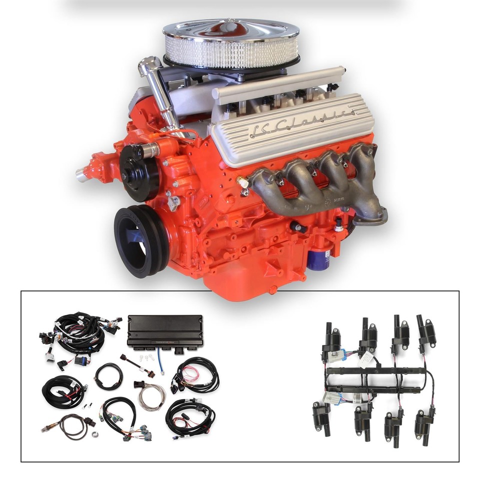 LS Classic GMLS9001 LS3 14" Classic Crate Engine, Cast SBC Style ...