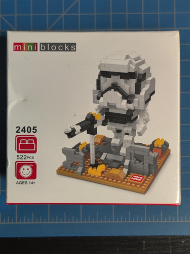 Wise Hawk Mini Blocks Star Wars Stormtrooper #2405 522 Pieces Building ...