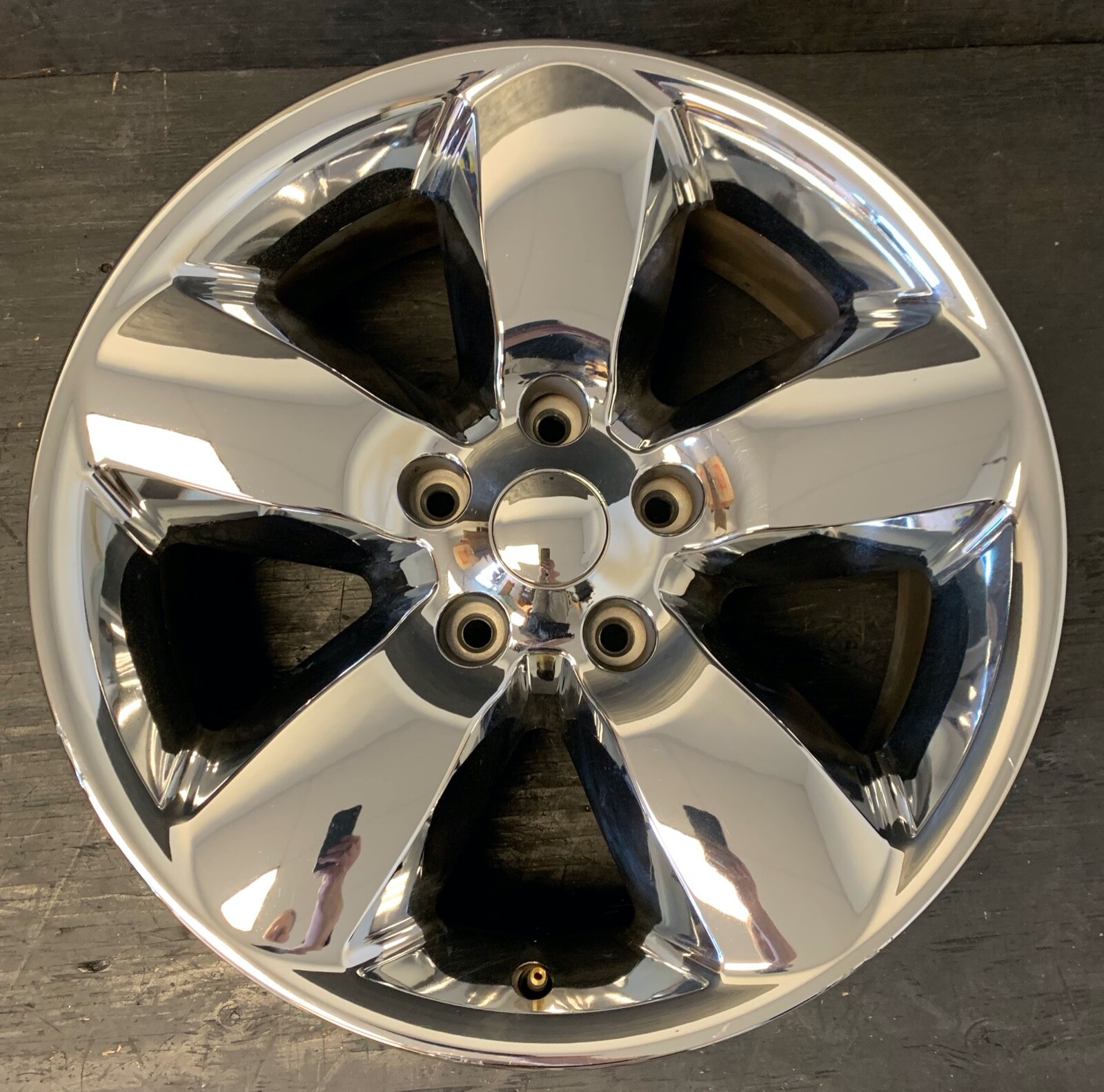 (4) Dodge Ram 1500 Pickup Chrome Clad Wheels Rims + Caps 20" | eBay