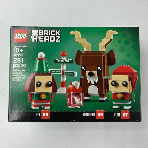 NEW LEGO BrickHeadz Set 40353 Elf Reindeer Elfie Toy 281 Pieces Ages 10 ...