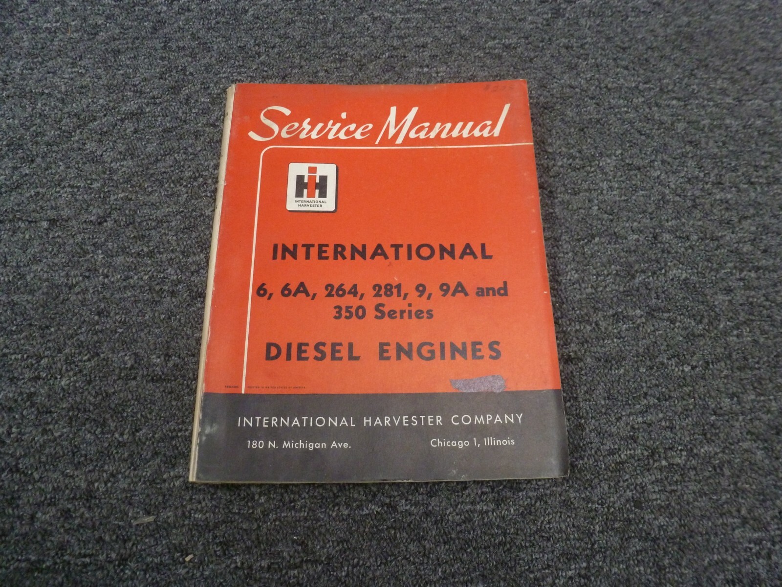 International Harvester 264 Diesel Engine on TD6 UD264 Service Repair ...
