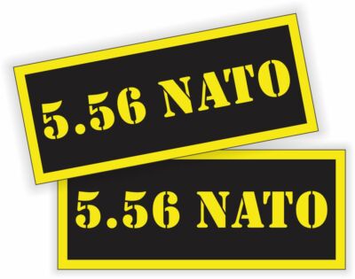 2-pcs 5.56 NATO Ammo Can Stickers / Vinyl Decals Army Safety Hunting ...