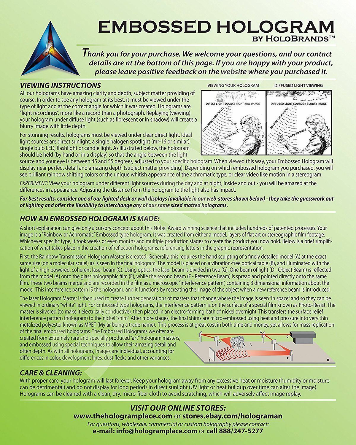 DRAGON 3D Hologram Picture Lighted Wall Mount, Embossed Type Stereogram ...