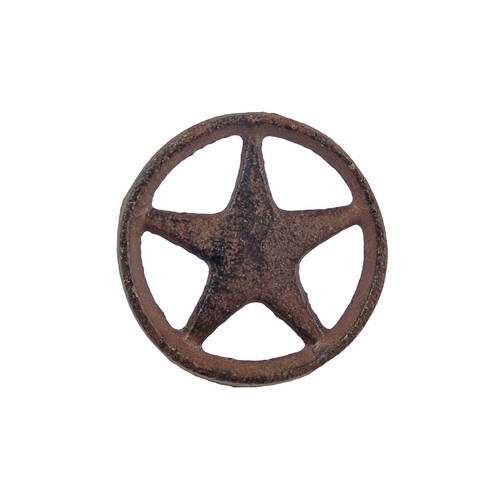 Round Star With Ring Nails 2 1/4 inch Head Craft Pin Rustic Brown (Pack ...