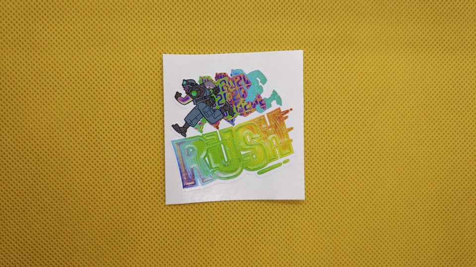 Rush 4x20 Holo CSGO CS Counter Strike CS2 Sticker (No Effect) | eBay