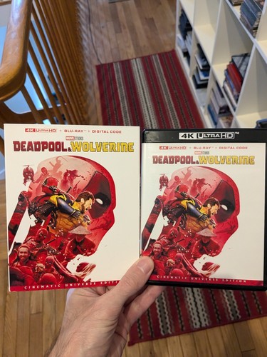 Deadpool & Wolverine 4K UHD Blu Ray Combo With Slipcover READ ...