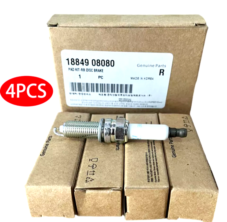Genuine Spark Plug Set 4 pcs For HYUNDAI KIA 1.6L turbo 18849-08080 ...