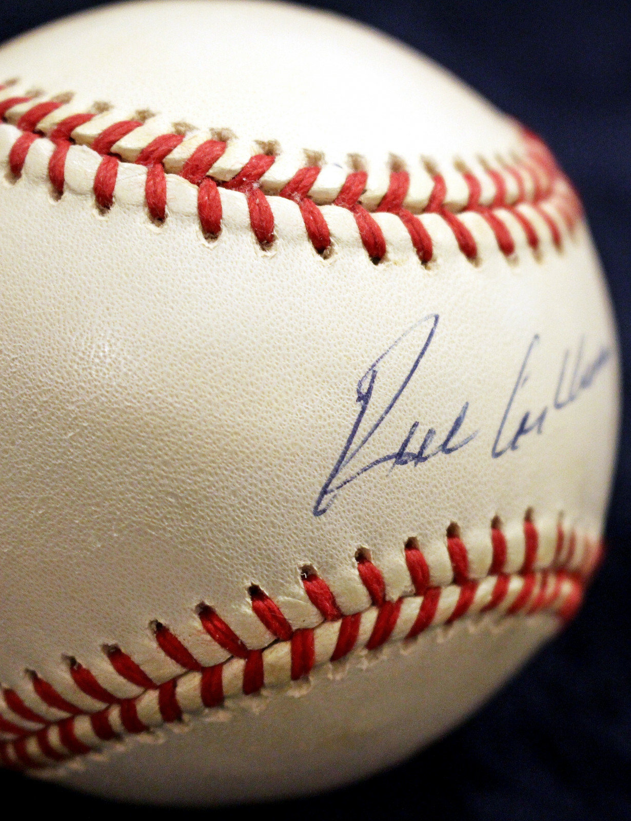 RICHIE ASHBURN SIGNED AUTO ONL BASEBALL PSA/DNA PHILLIES #1 RICH ...