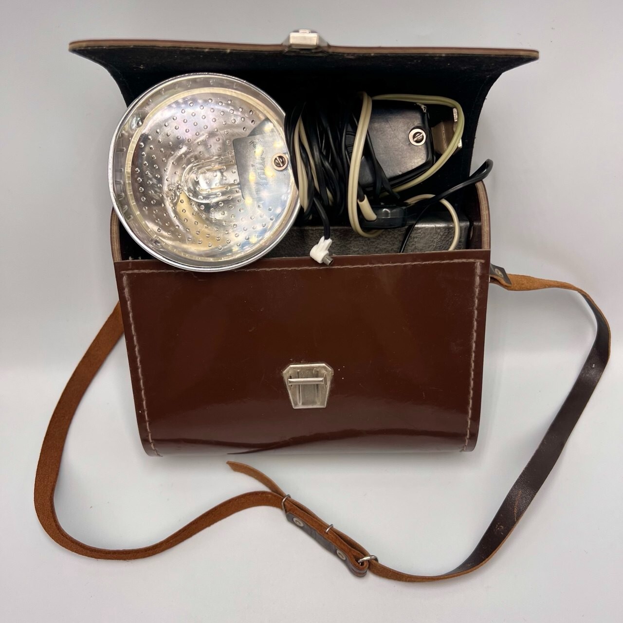Antique Camera Flash Soviet Electronics Chayka in Case Good Working ...