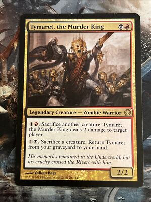 1x Tymaret, the Murder King (207) Theros LP MTG Magic the Gathering x1 ...