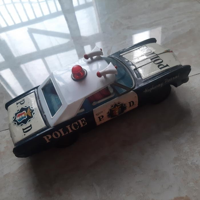 Bandai Tin toys Buick Riviera Police Car Antique 1960 Made In Japan ...