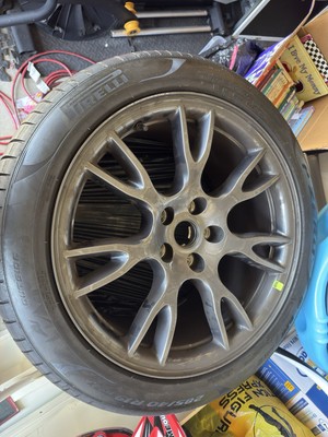 Tesla Model S Plaid OEM Tempest Wheels With Pirelli P-Zero Tires | eBay