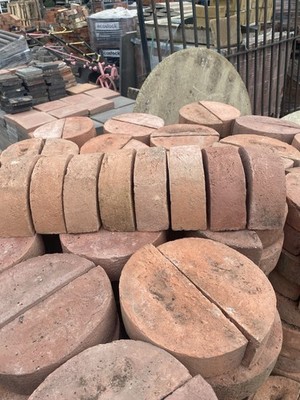 NEW HALF ROUND RED WALL COPPING BRICKS 600 AT £7 EACH NO V A T | eBay UK