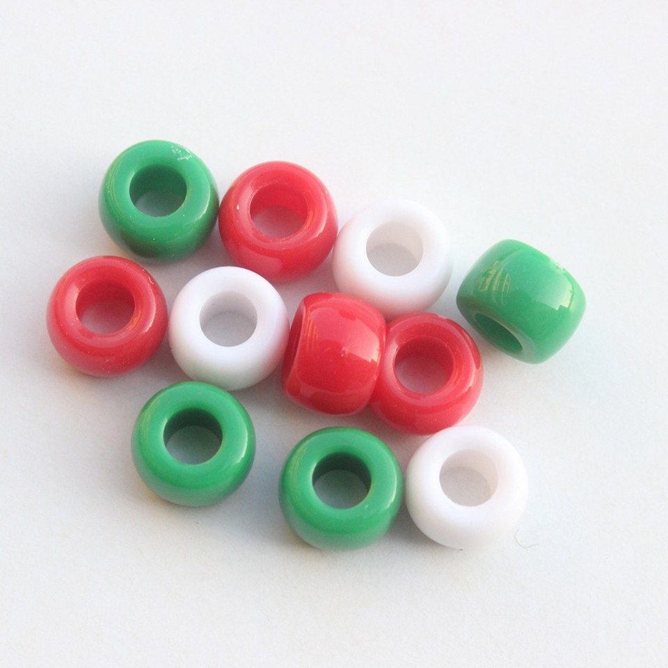 1000pcs DIY Resin Beads Large Hole Beads Jewelry Accessories for Crafts ...