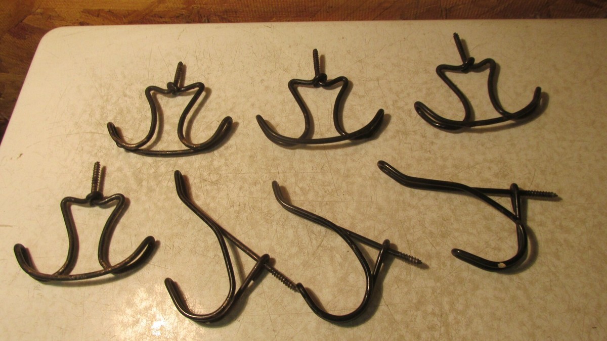 Vintage Twisted Wire Coat Hooks
