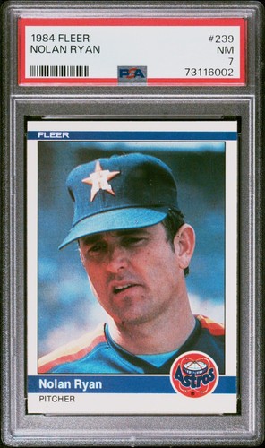 Nolan Ryan - 1984 Fleer #239 MLB HOF Houston Astros - PSA 7 | eBay