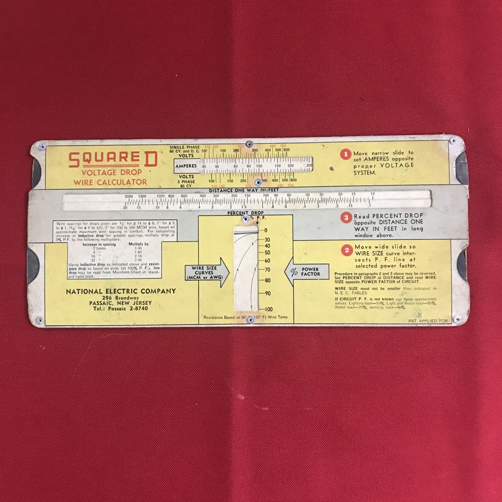 Square D motor data calculator voltage drop | Grelly UK