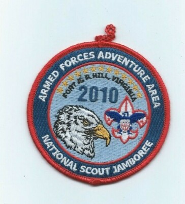 Boy Scouts Armed Forces Adventure Area National Scout Jamboree Patch ...