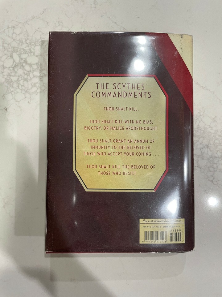 Scythe by Neal Shusterman Hardcover Book First Edition & 1st Print | eBay