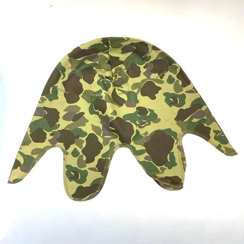 WW2 US ARMY MARINE CORPS HBT FROG SKIN REVERSIBLE CAMO M1 HELMET COVER ...