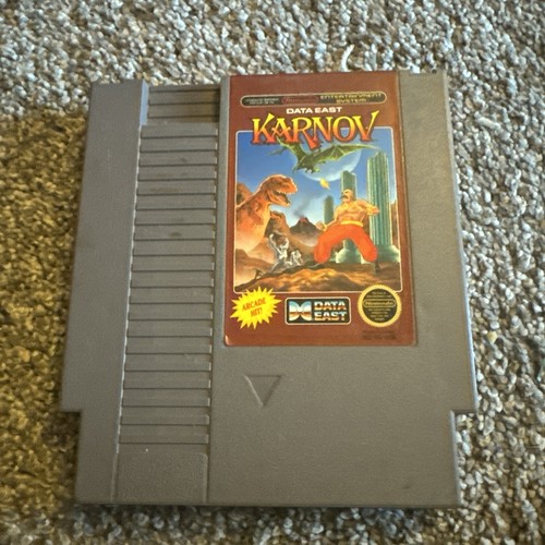 KARNOV NINTENDO NES VIDEO GAME CARTRIDGE ONLY AUTHENTIC ORIGINAL RARE ...