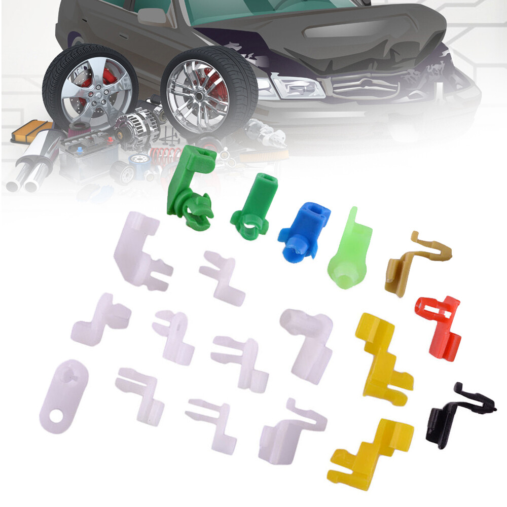 160x Mixed Plastic Car Door Lock Rod Clips Fasteners Retainers Rivets ...