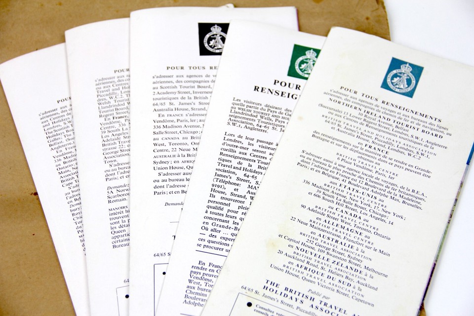 Regno Unito UK Brochure Turistica Vintage 1956 - Original Travel Guide ...