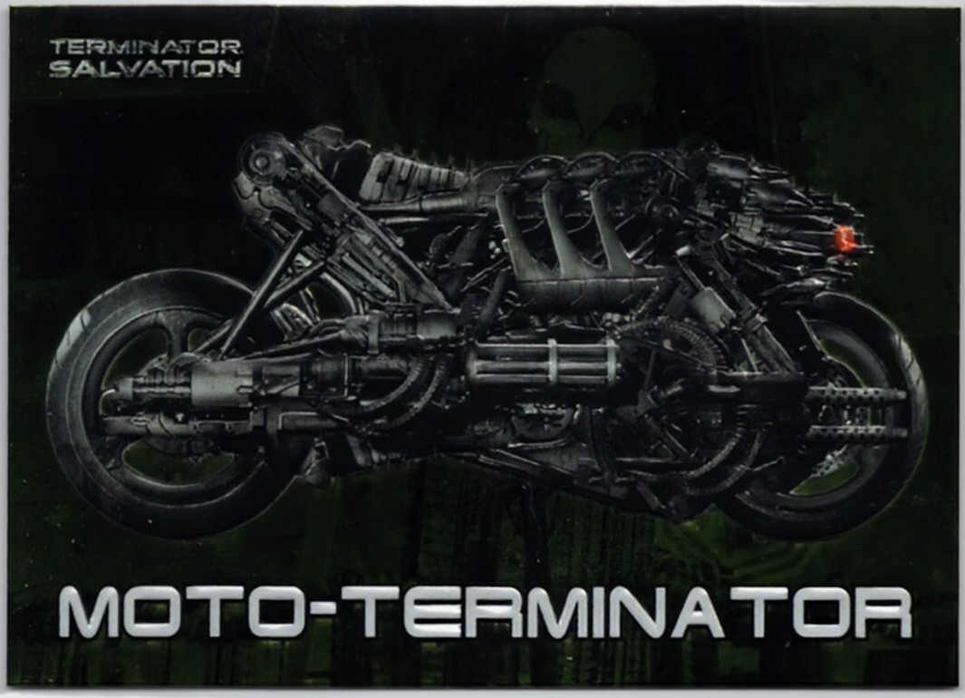2009 Topps Terminator Salvation Embossed Foil Moto-Terminator Chase ...