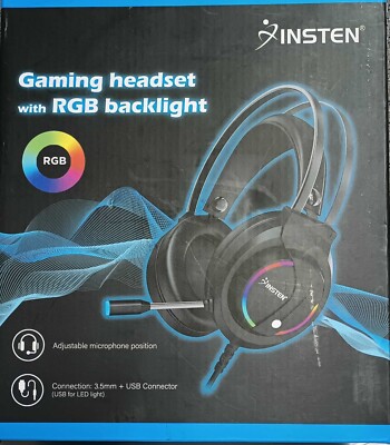 Insten Gaming Headset with Mic - Wired Over-Ear Headphones | eBay