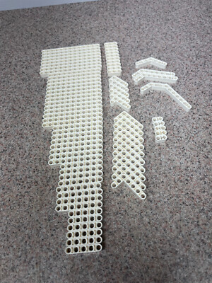 76 NEW Lot Of LEGO White Technic Liftarm Beams 1x15 1x13 1x11 1x9 1x7 ...