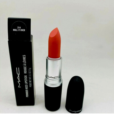 MAC Powder Kiss Lipstick #314 MULL IT OVER - 0.1oz - *BRAND NEW IN BOX ...