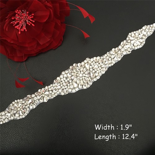 Strass Bordure Cristal Danse Robe Applique Costume Motifs Mariage ...