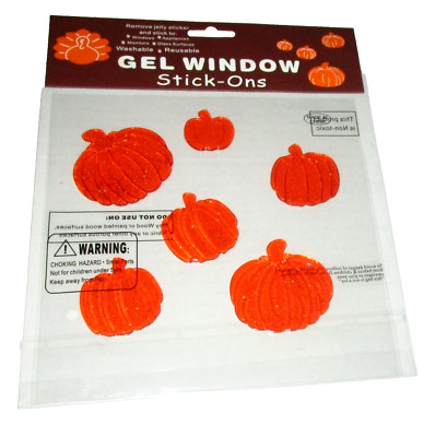 Fall Window Gels PUMPKINS | eBay