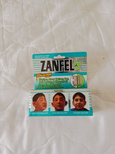 ZANFEL- Relieves Itch Poison Ivy, Oak, Sumac, Rash Outbreak, 1oz - Exp ...