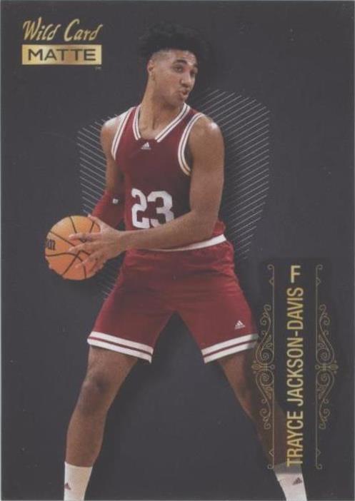 2022-23 Wild Card Matte Draft - Trayce Jackson-Davis #MB-69 Black (RC ...