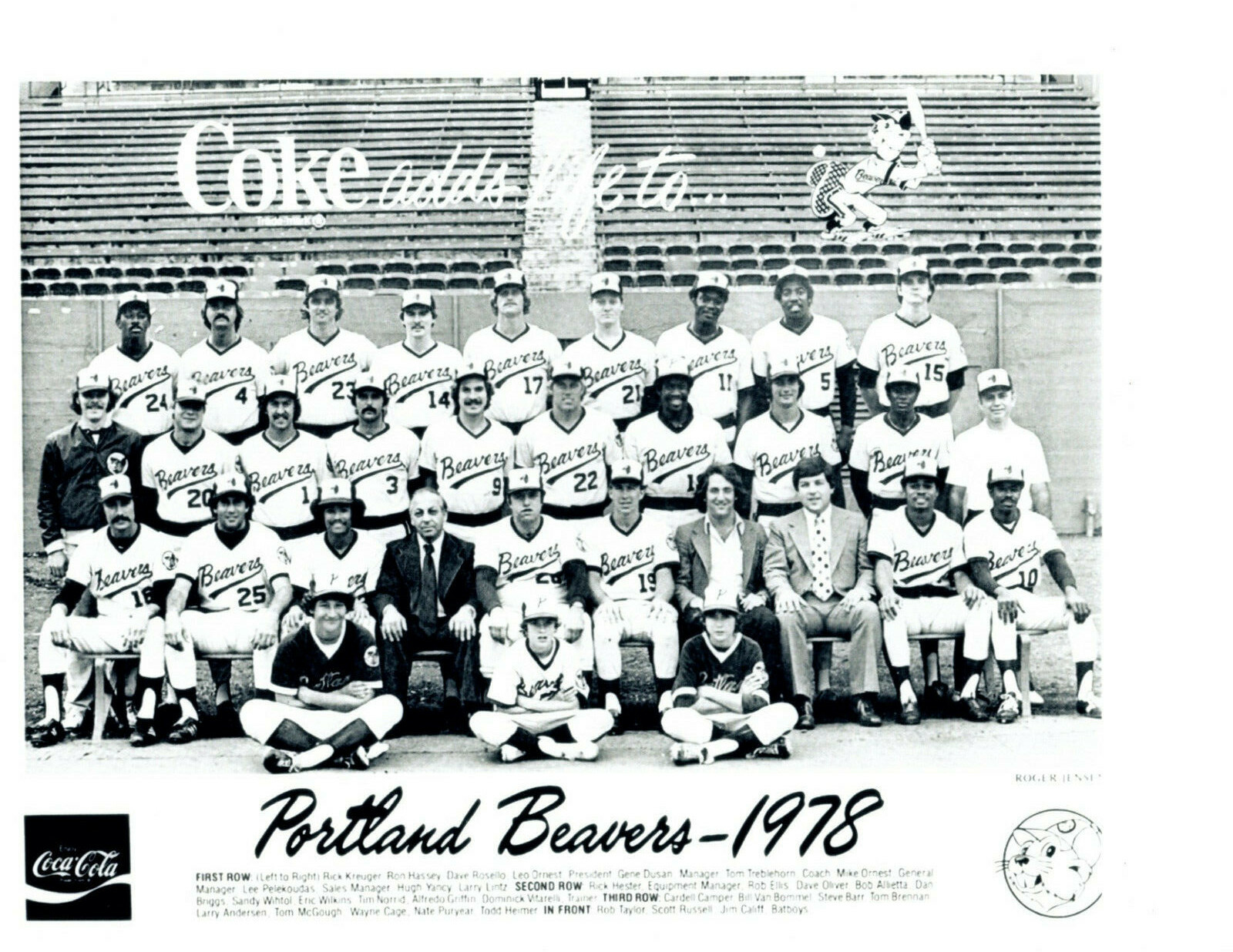 1978 PORTLAND BEAVERS TEAM 8X10 PHOTO BASEBALL OREGON | eBay