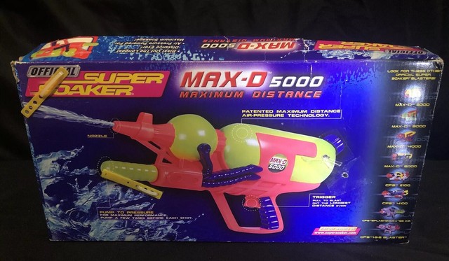 Larami Super Soaker Max-d 5000 MAXIMUM Distance Orange and Green RARE ...