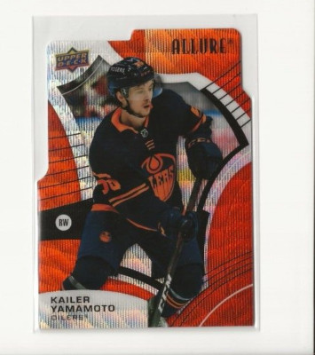 2021-22 UD Allure Kailer Yamamoto Orange Slice Die Cut #29 - Edmonton ...