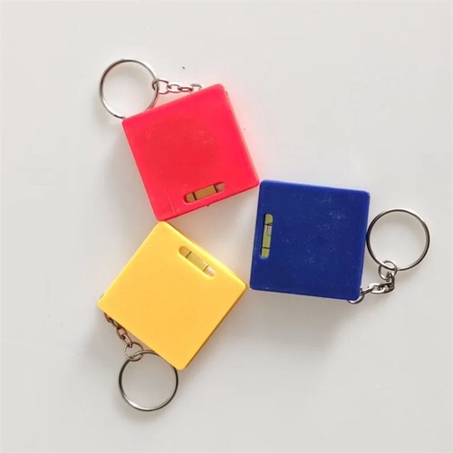 Keychain 1M Retractable Ruler Square Steel Tape Measure New Mini ...
