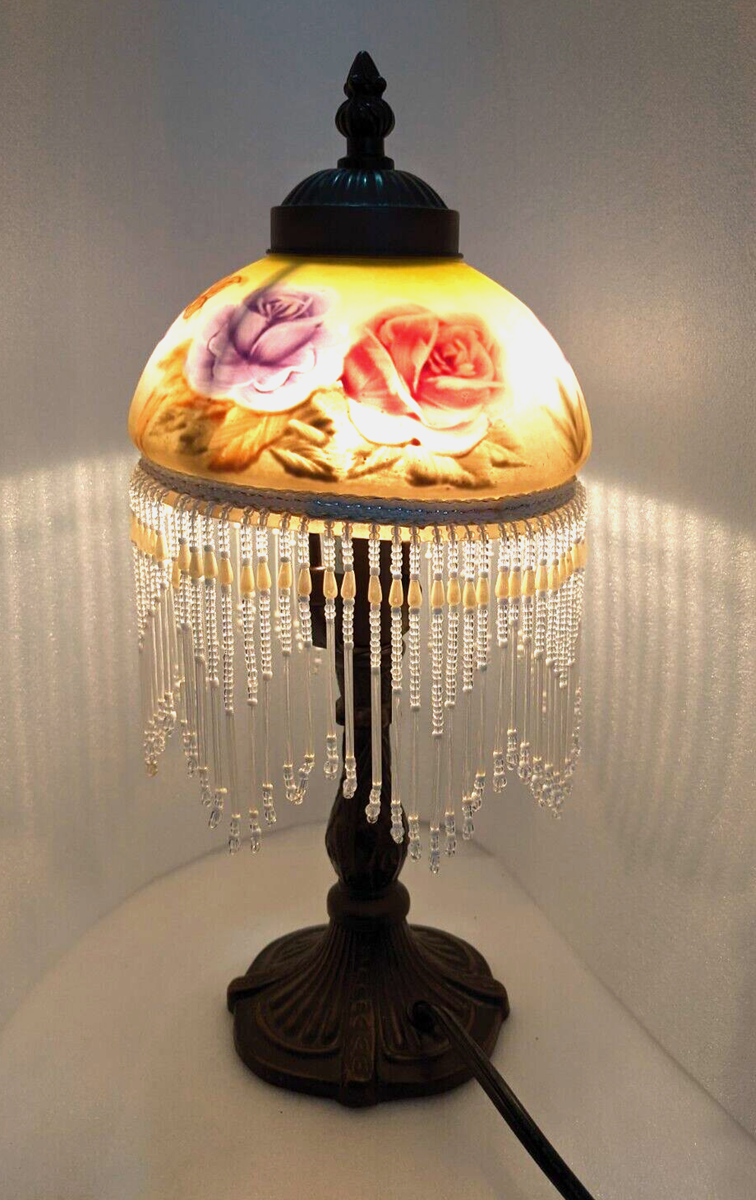 Glass Beaded Fringe Lamp Shade