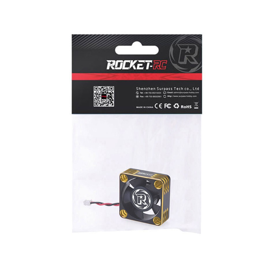 Rocket Cooling Fan 30x30mm 28000RPM for 1/8 1/10 RC Car TS160 TURBO ESC | eBay