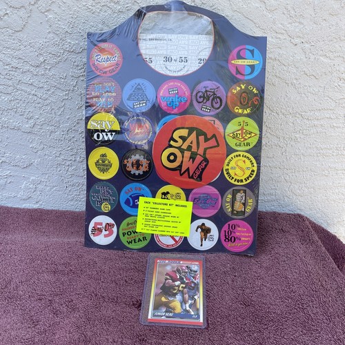Vintage Junior Seau Say Ow 55 Gear Game Caps Sealed & Rookie Card | eBay