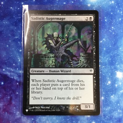 Sadistic Augermage - The List - 52/88 - Eng MTG - Jace Vs Vraska | eBay