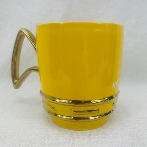 Star Trek Coffee Tea Mug Cup Yellow w/Gold Trim 22 oz. - 2023 NCC-1701 ...